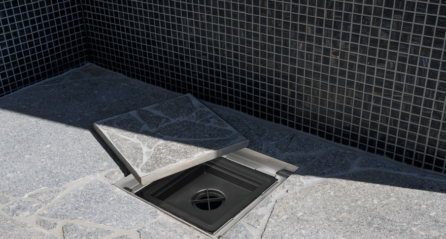 Hidden drain covers - Drain Cover - HIDE Skimmer Covers